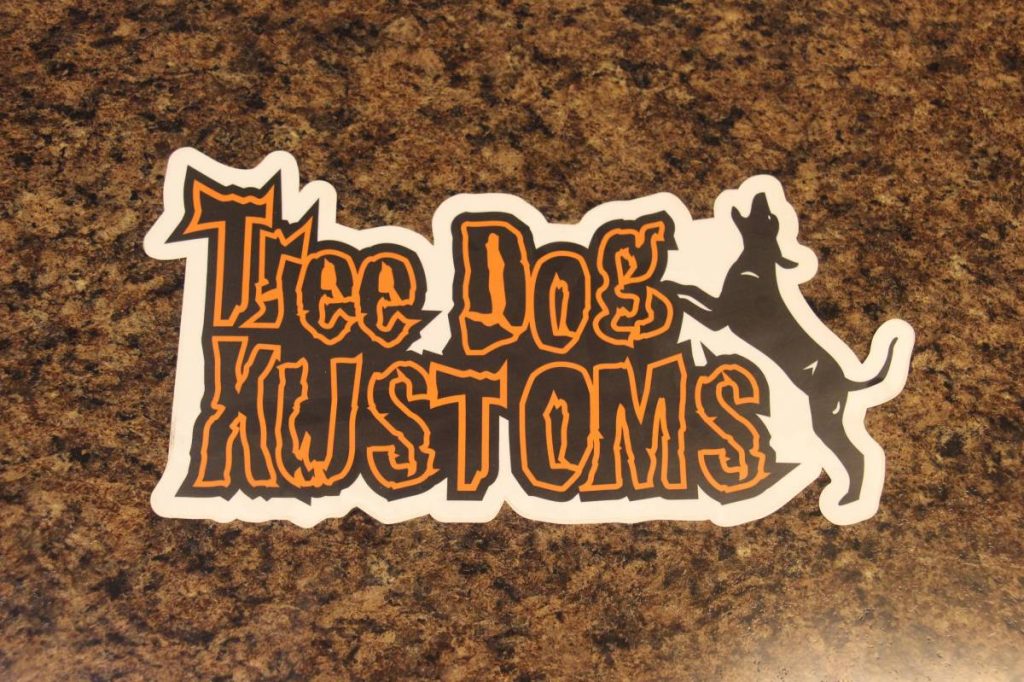 Large Sticker - Tree Dog Kustoms